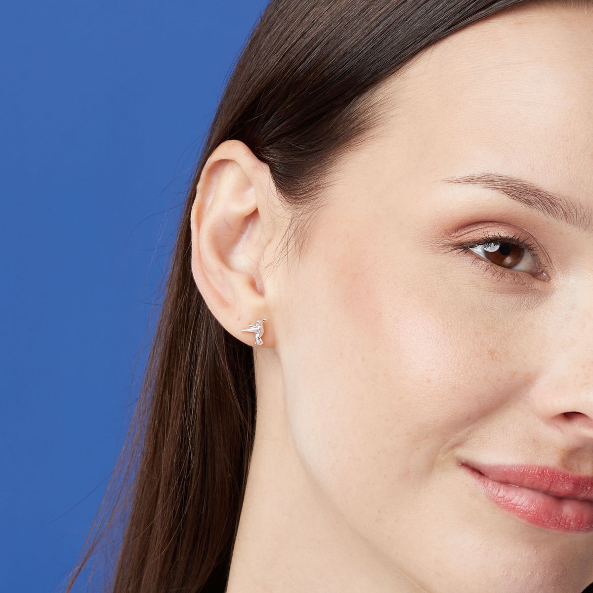 Hummingbird Origami Stud Earrings (ES 2711) | Boma Jewelry Wholesale ...